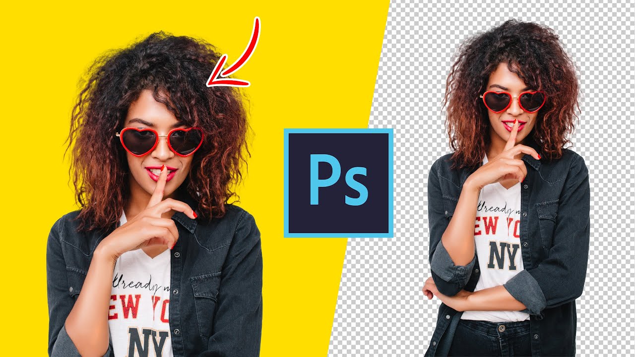 KUONDOA BACKGOUND YA PICHA BILA KUHARIBU ENEO LA NYWELE ( REFINE HAIR ...