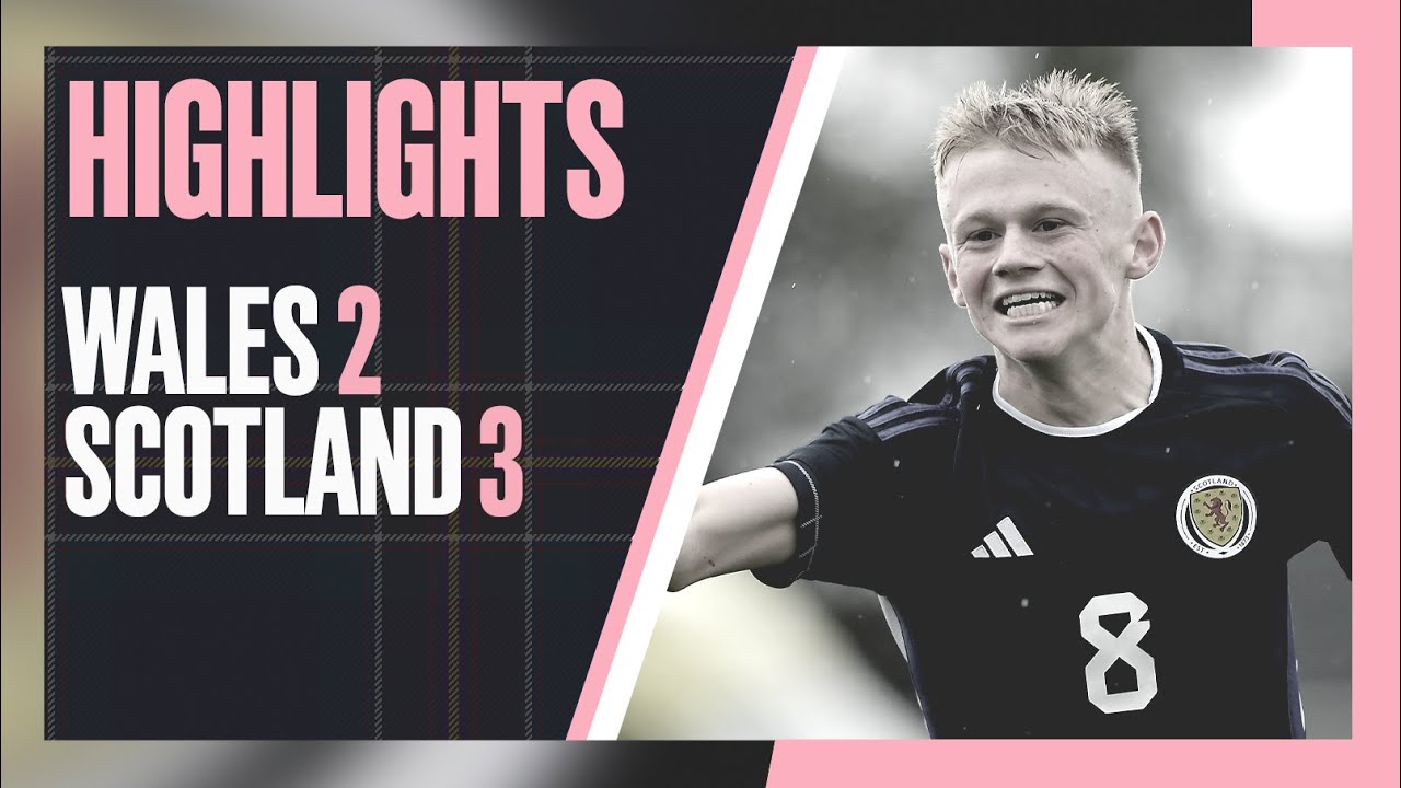 Wales U-16 2-3 Scotland U-16 | 2022/23 Victory Shield | Highlights ...