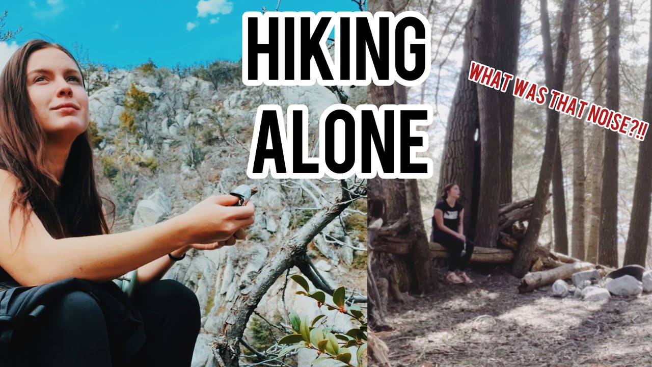 Hiking ALONE! Solo hiking!! Adventure by myself!! - YouTube