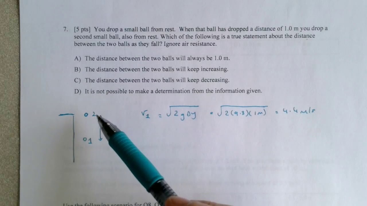 1D Kinematics - Conceptual Question 2 - YouTube