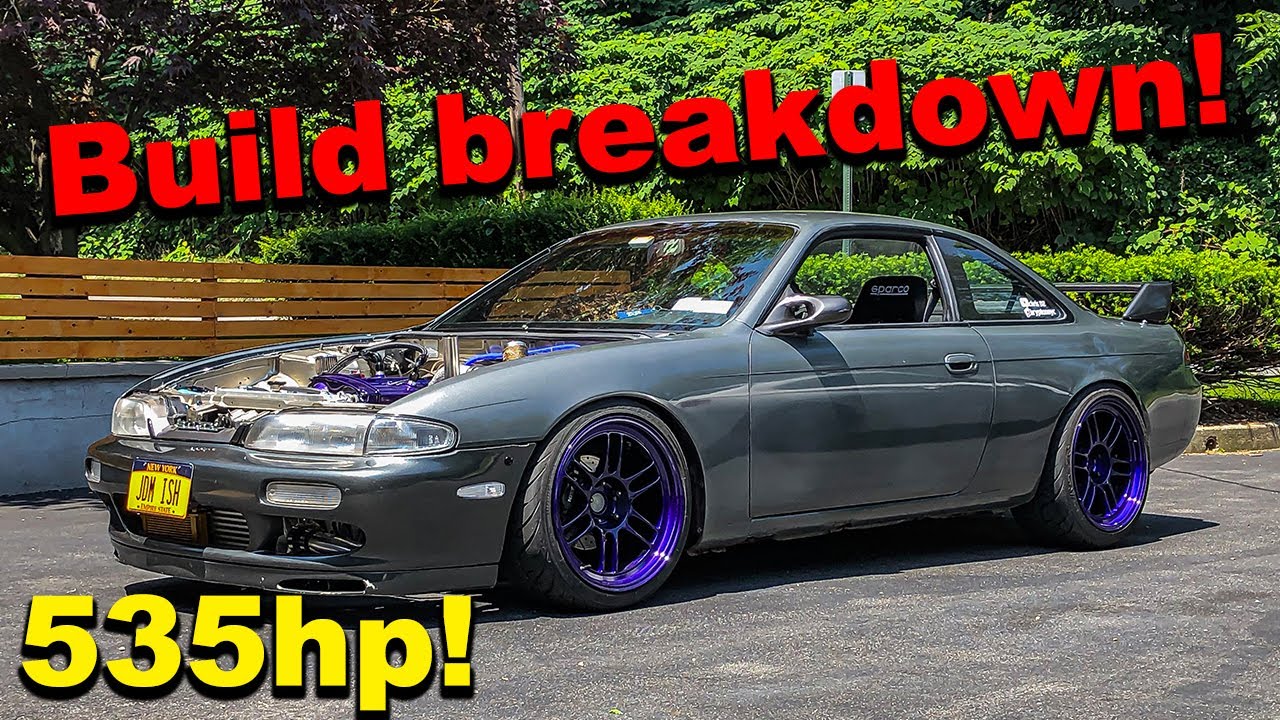 EVERY PART on my RB25 swapped 240sx race car | Nissan s14 | Build ...