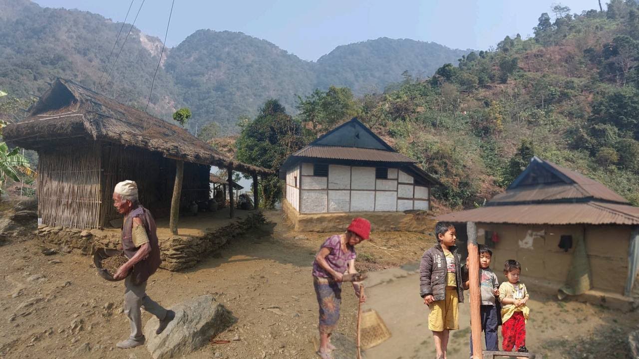 Villagers at their own work || Mountain Village Exploration video - YouTube