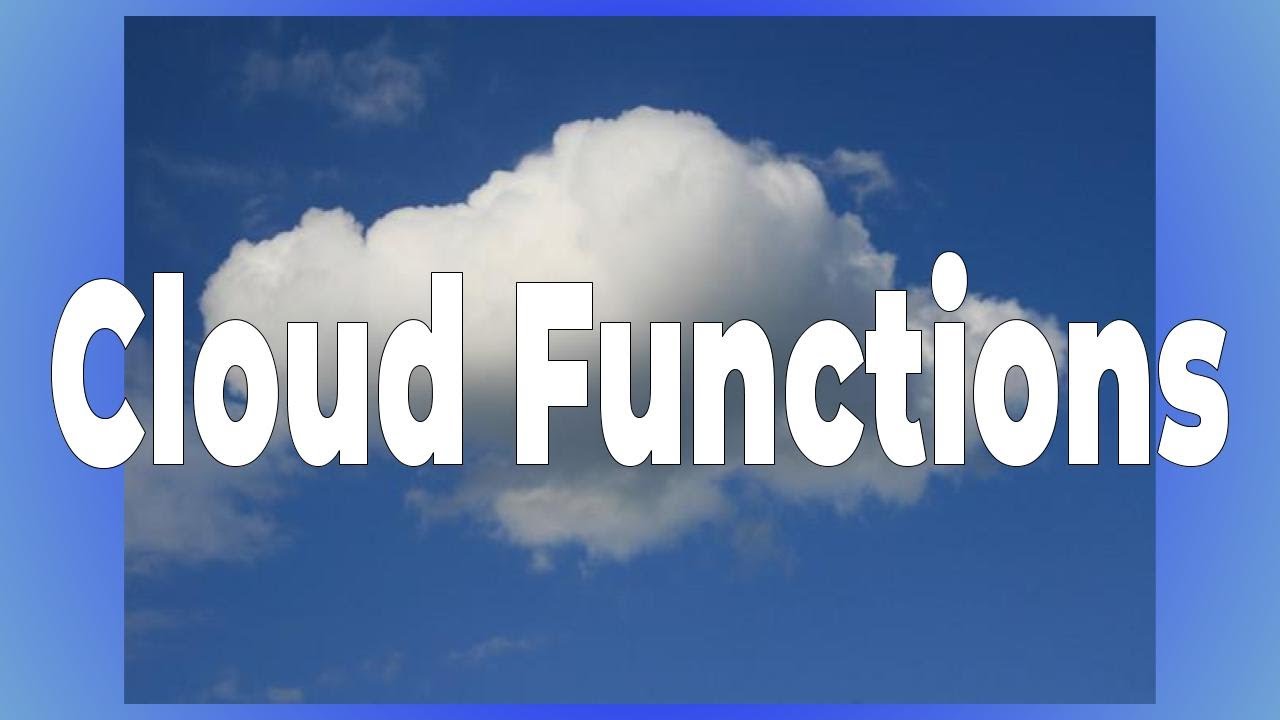 Google Cloud Functions YouTube google-cloud-functions-youtube