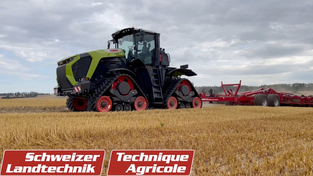 Claas mit zwei neuen «Xerion»-Modellen - YouTube