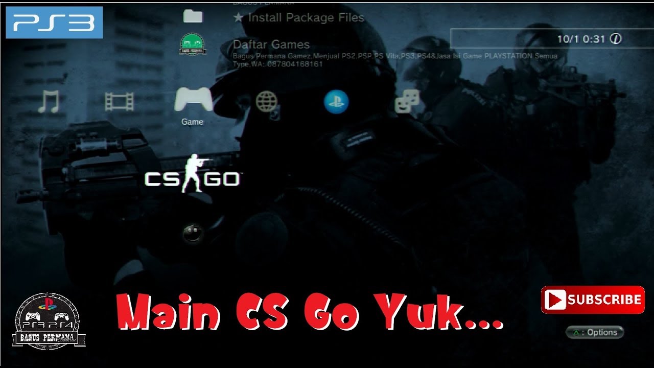 PLAY GAME COUNTER STRIKE [ CS - GO ] ON MY PS3 CFW [Link] - YouTube