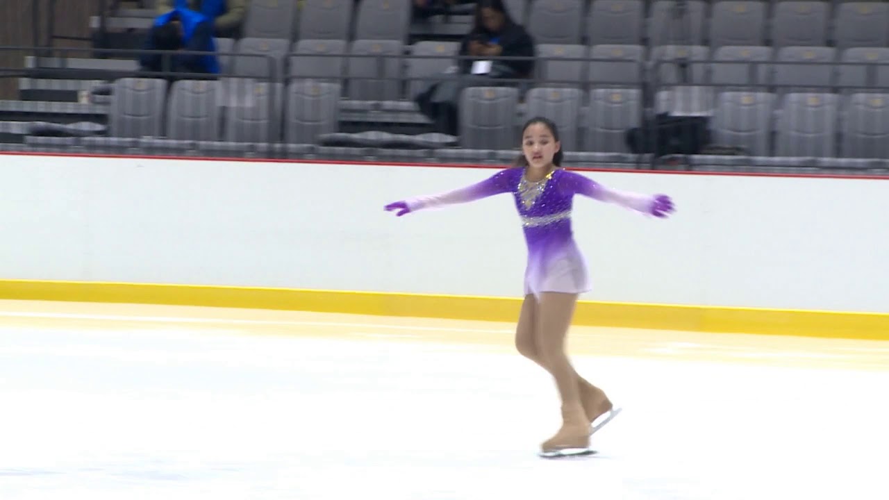 Xiaohan Wang - Figure Skating at Beijing 1st Winter Sport Games - YouTube