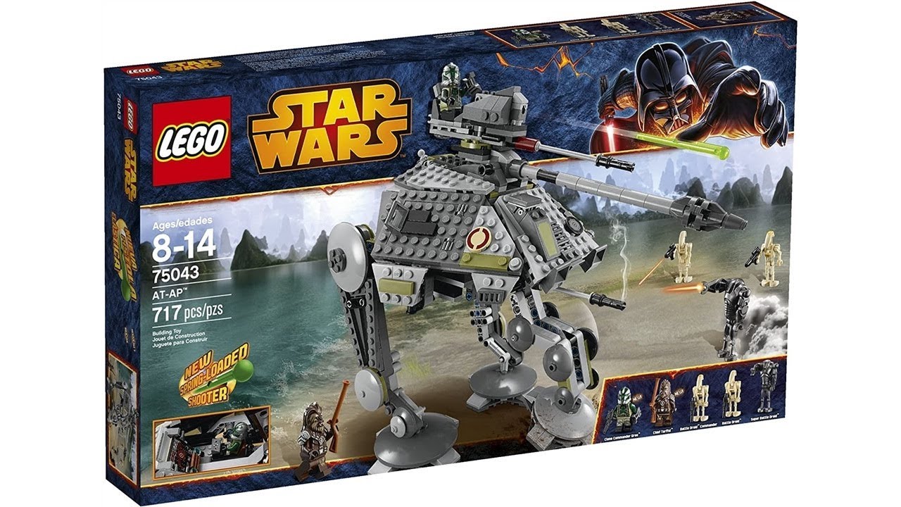 LEGO Star Wars 75043 AT-AP (Discontinued by manufacturer) - YouTube