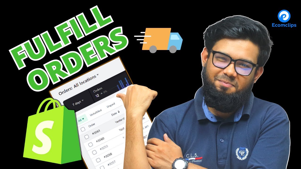 SHOPIFY Order FULFILLMENT & Shipping Process Step by Step | Build Your ...