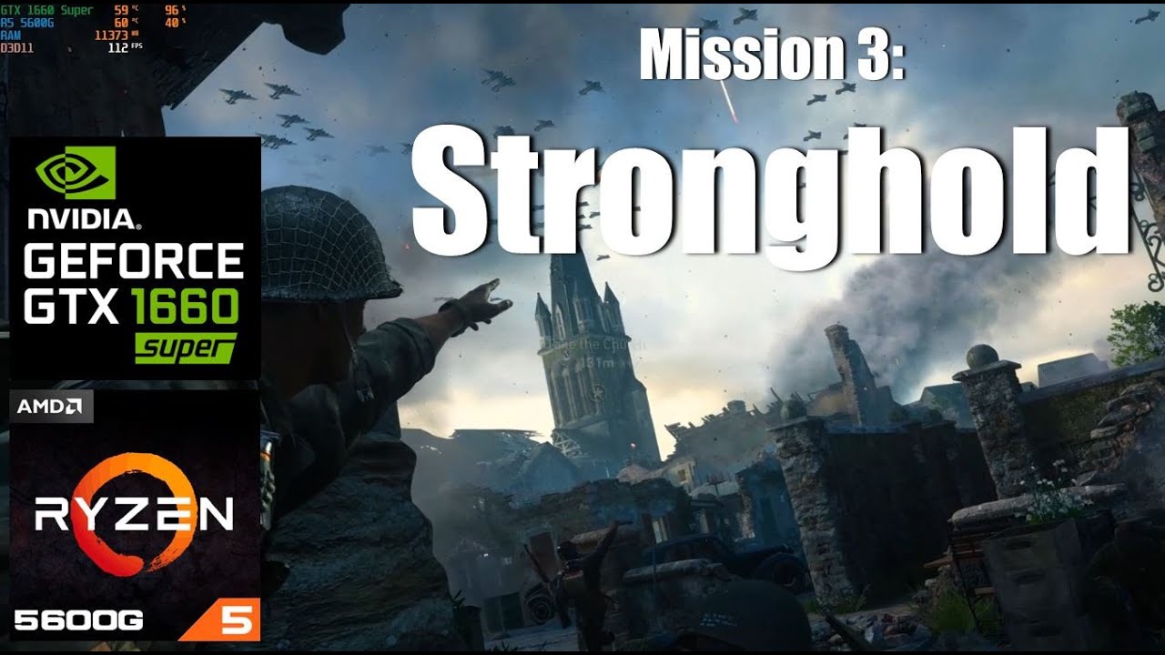 Stronghold - CALL OF DUTY WW2 Walkthrough Gameplay Part 3 | GTX 1660 ...