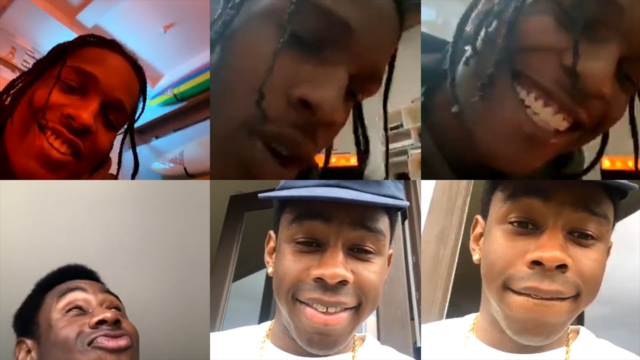 ASAP Rocky and Tyler The Creator Instagram Live | March 22nd, 2020 ...
