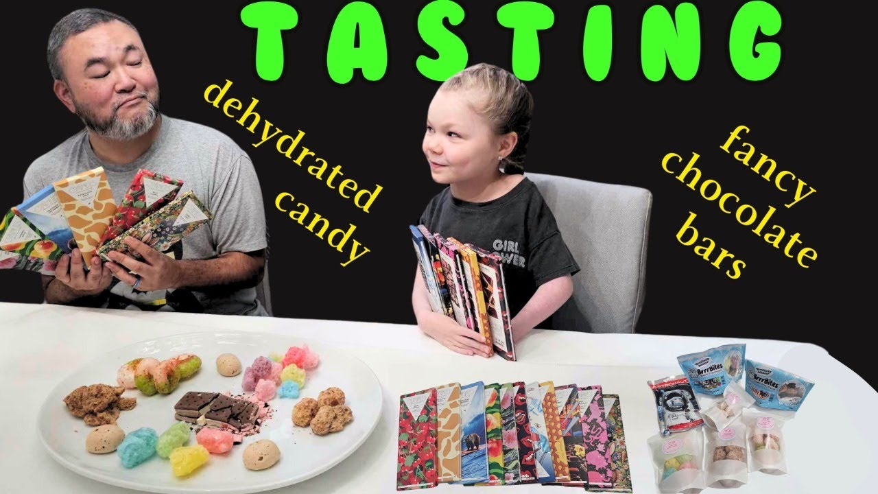 Doing a dehydrated snacks taste test - YouTube