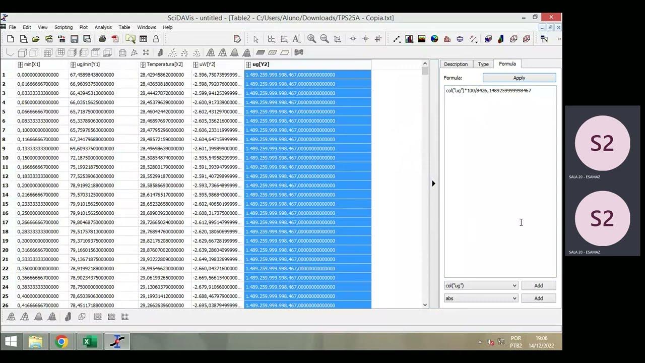 Plotar gráfico pelo SciDavis passo-a-passo - YouTube