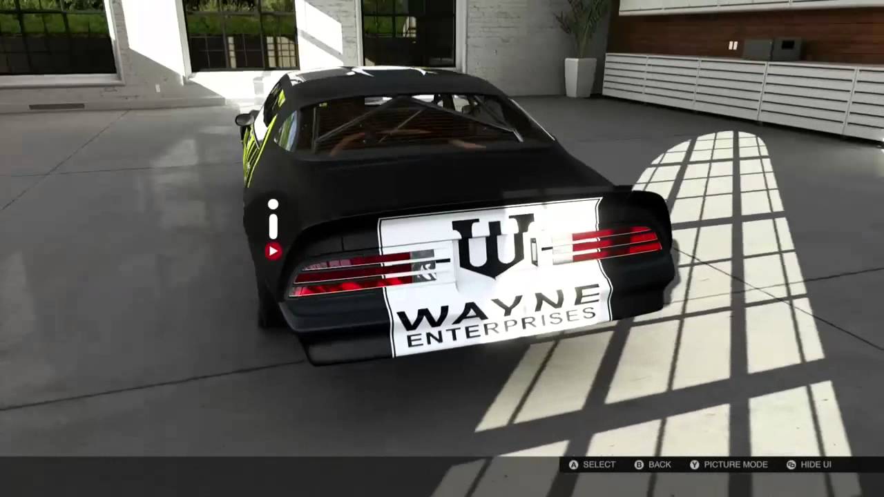 A 1977 FIREBIRD TRANS AM TURNED BATMOBILE | FORZA 5 - YouTube