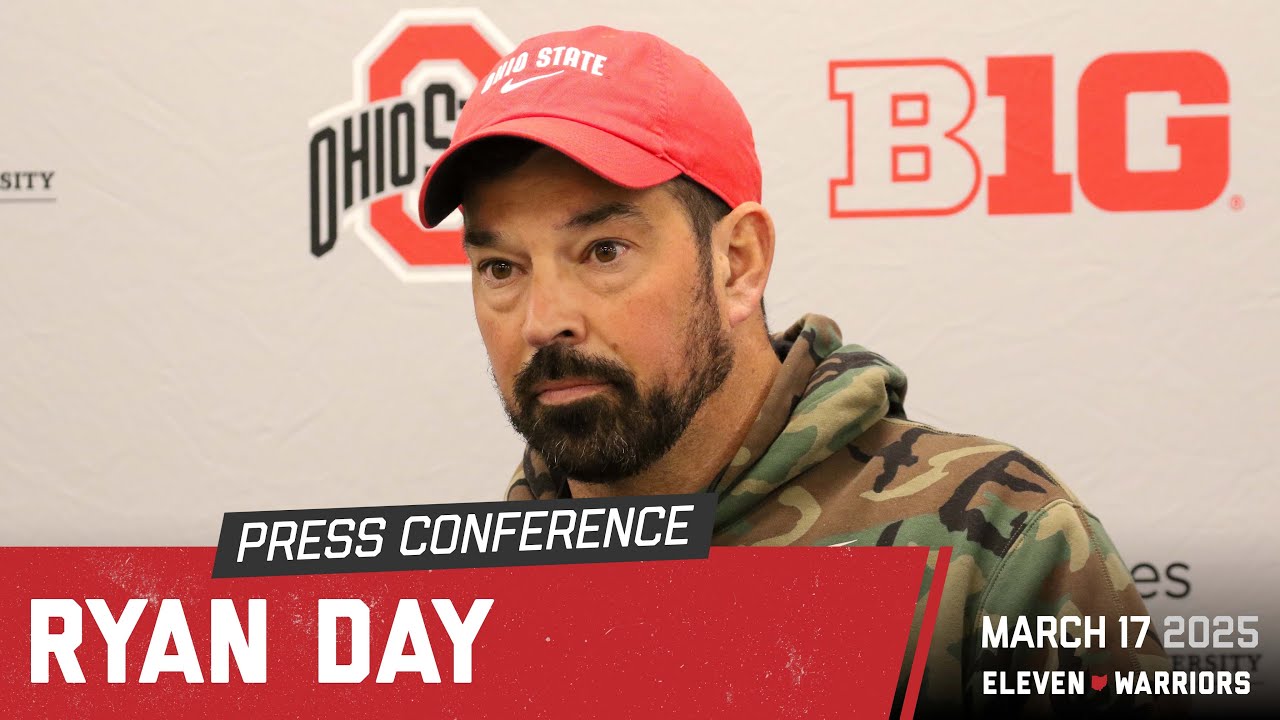 Ryan Day discusses first day of spring practice, QB competition ...