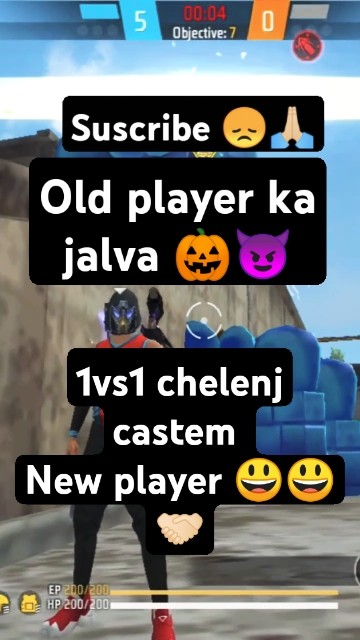 Old player castem New player 1vs1 only one tap #ff#old #garenafreefire ...