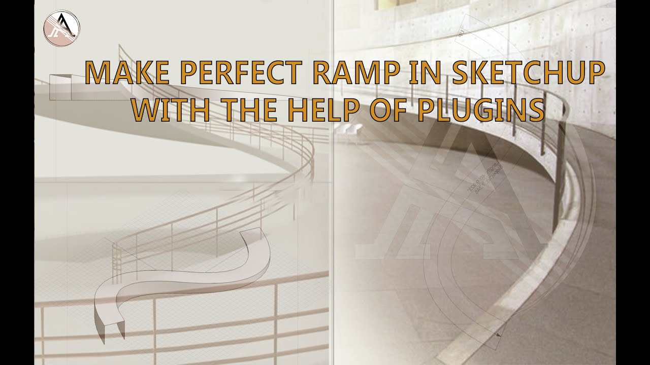 HOW TO MAKE PERFECT RAMP IN SKETCHUP YouTube HOW TO MAKE PERFECT RAMP IN SKETCHUP YouTube