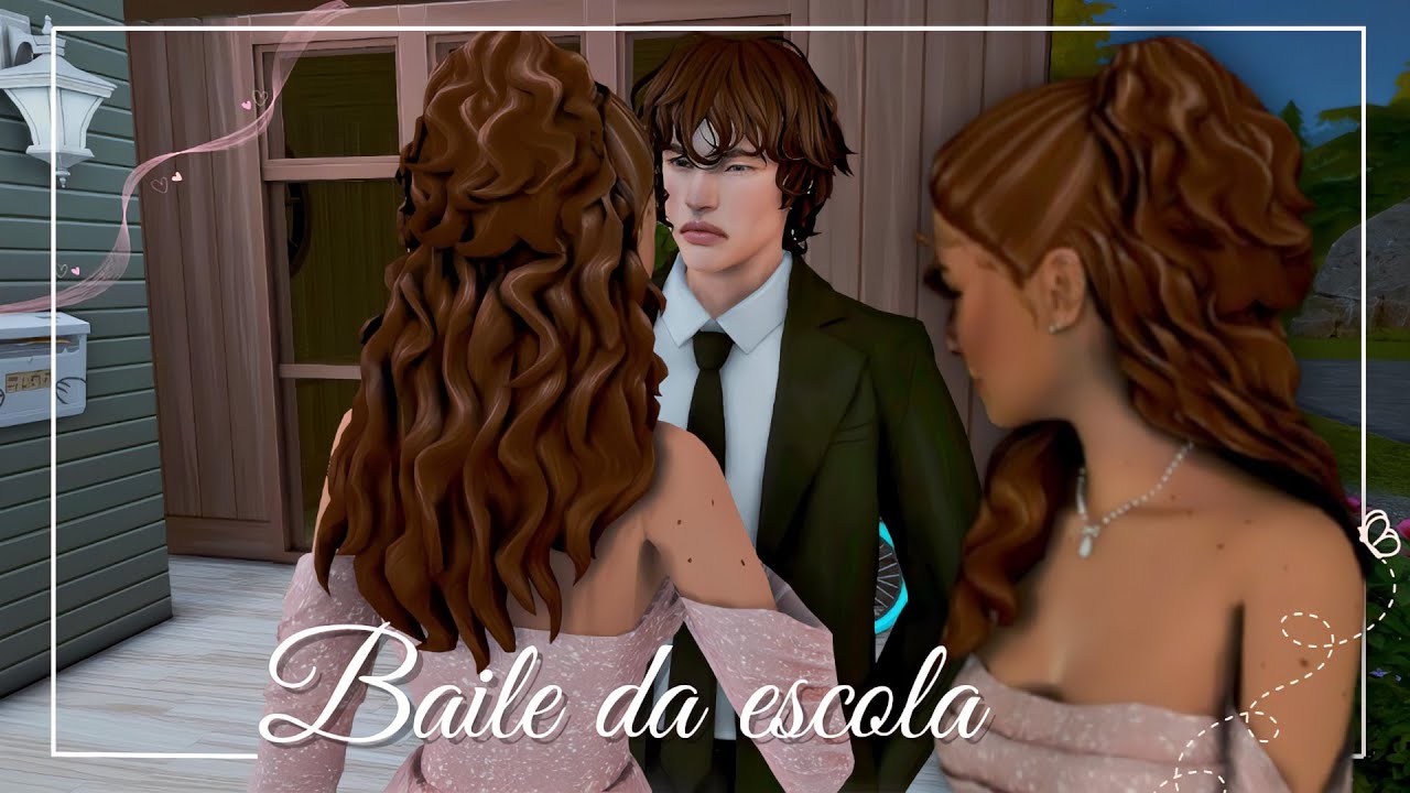 Baile na escola || Game play || the sims 4 game play - YouTube