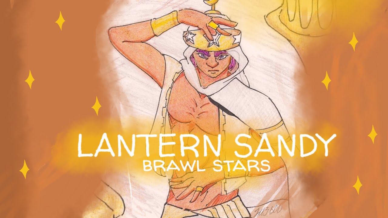 Lantern Sandy | Brawl Stars Speedpaint - YouTube