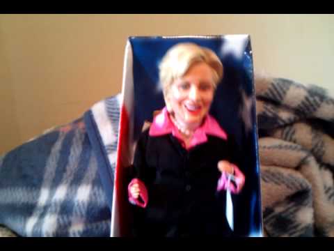 Hillary Clinton doll that sings! - YouTube