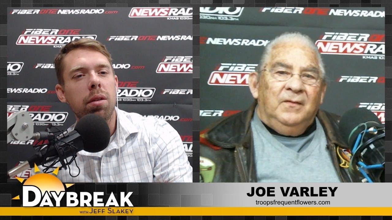 Joe Varley talks flowers and troops on Daybreak - YouTube
