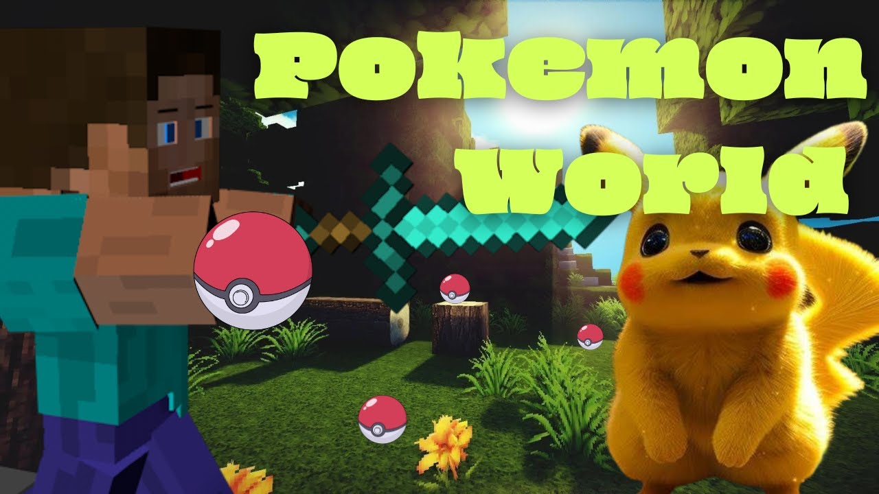 Exploring a Modded Pokémon World In Minecraft - YouTube