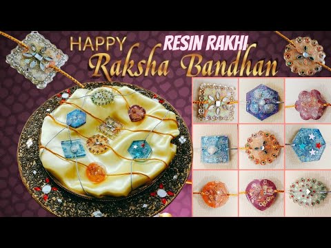 Diy Rakhi || Diy Resin Rakhi || How to make Resin Rakhi || Resin Rakhi ...