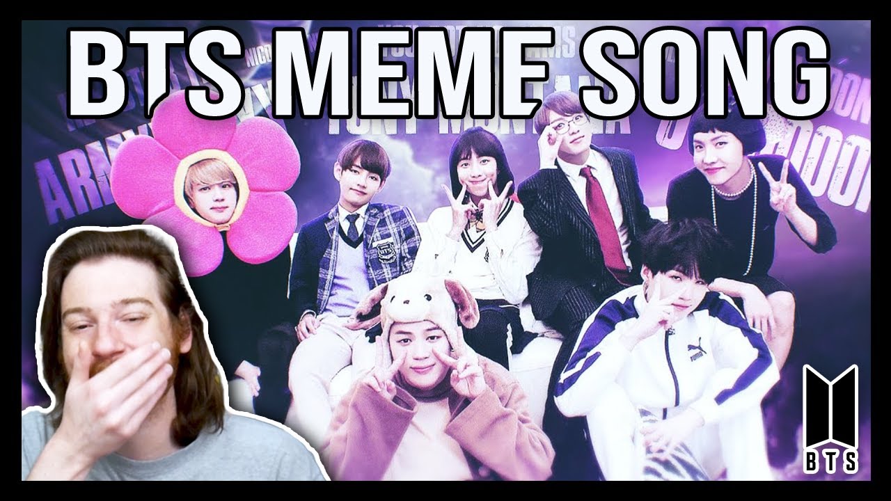 BTS: So I Created A Song Out Of BTS Memes REACTION! - YouTube