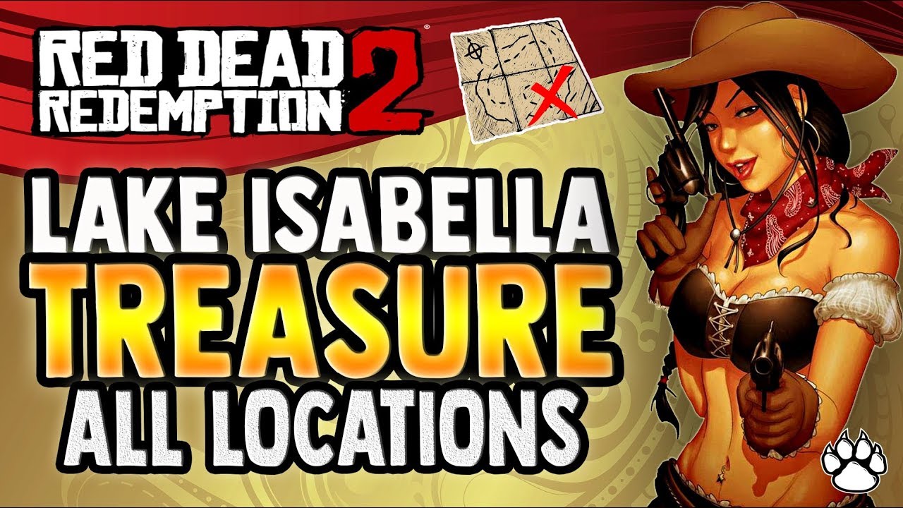 Red Dead Redemption 2 Online LAKE ISABELLA Treasure Map Location red-dead-redemption-2-online-lake-isabella-treasure-map-location