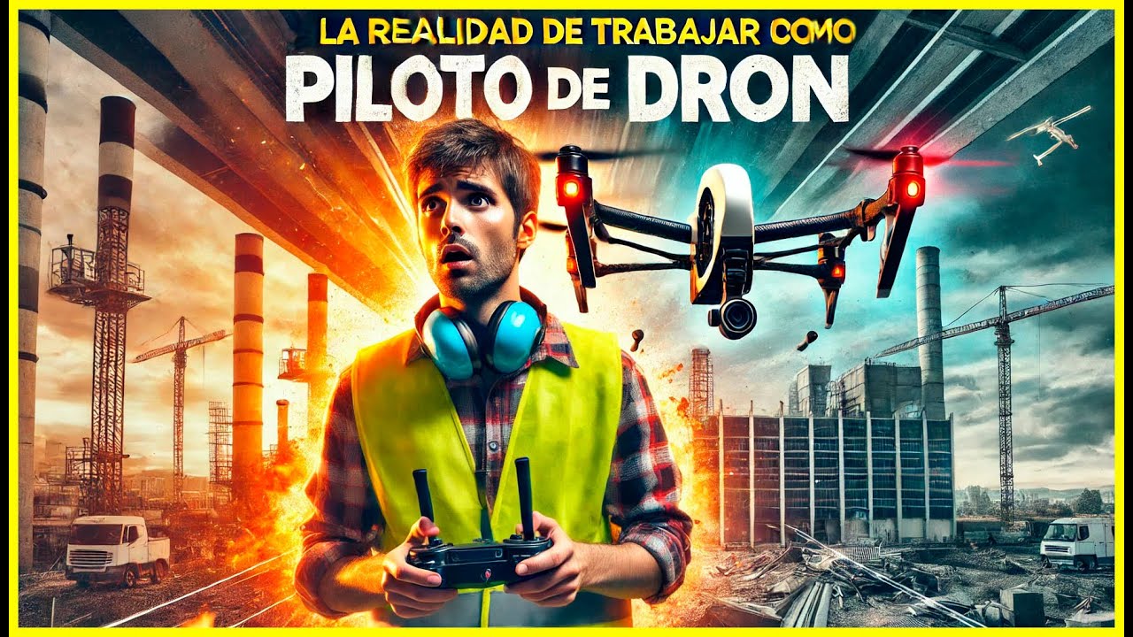 La realidad de TRABAJAR como PILOTO DE DRON para grandes operadoras UAS ...