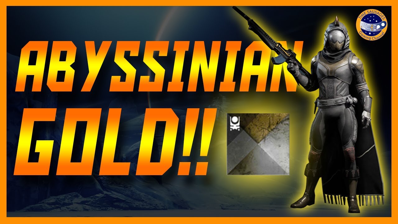 Destiny 2 - Abyssinian GOLD - Excellent Dark Shader!! Only this week ...