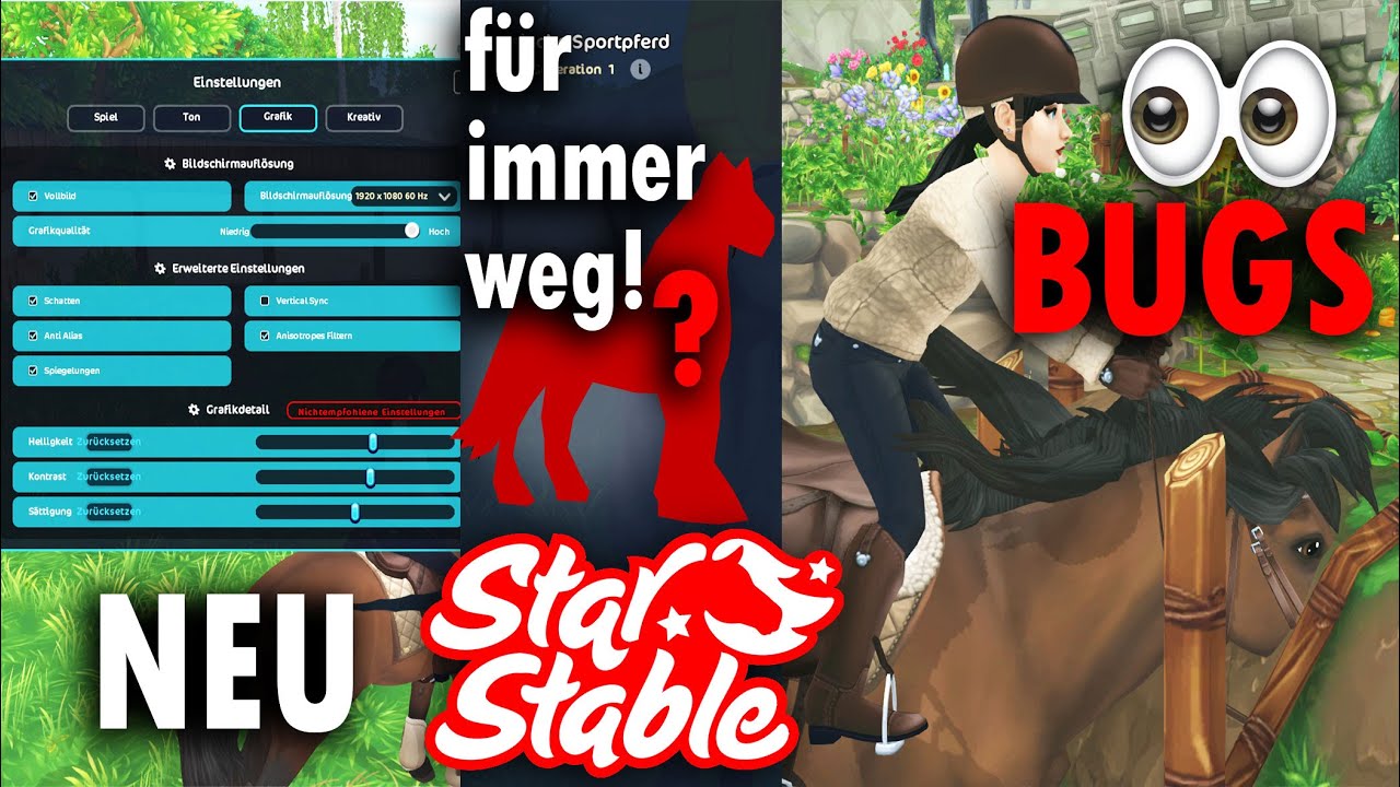 was sagst du dazu? 😮 SSO Bugs | Pferde weg | neu Ui 🚫🐴 - YouTube