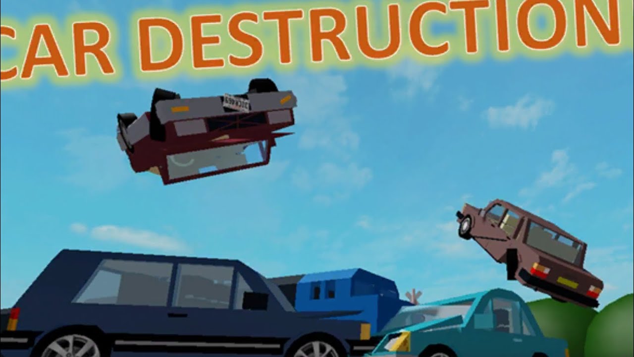 I’m playing Destroy Cars! (Ultimate Car Destruction) in Roblox - YouTube