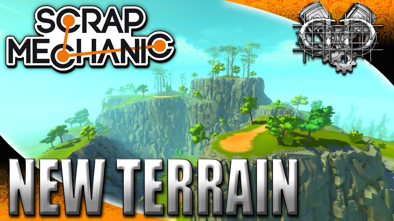 Scrap Mechanic Gameplay : Update: New Terrain! Caves, Canyons, and Big ...