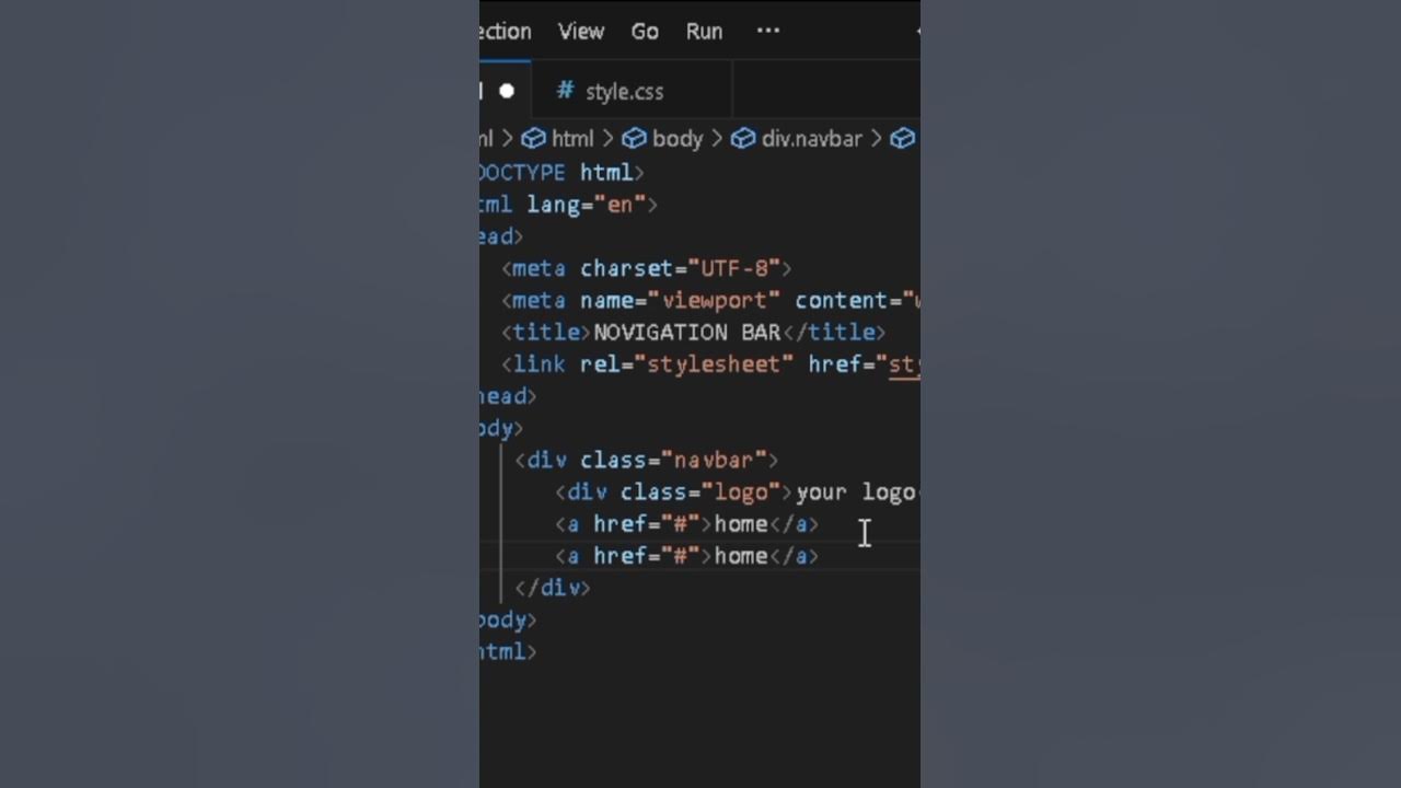 How To Create Navbars In Html And Css Programing Codingtutorial Html Css Youtube