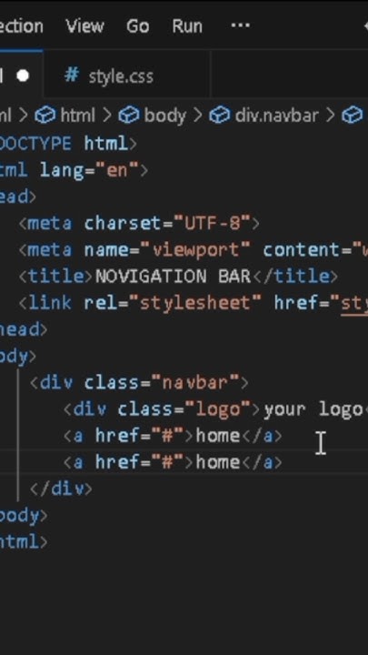How To Create Navbars In Html And Css Programing Codingtutorial Html Css Youtube