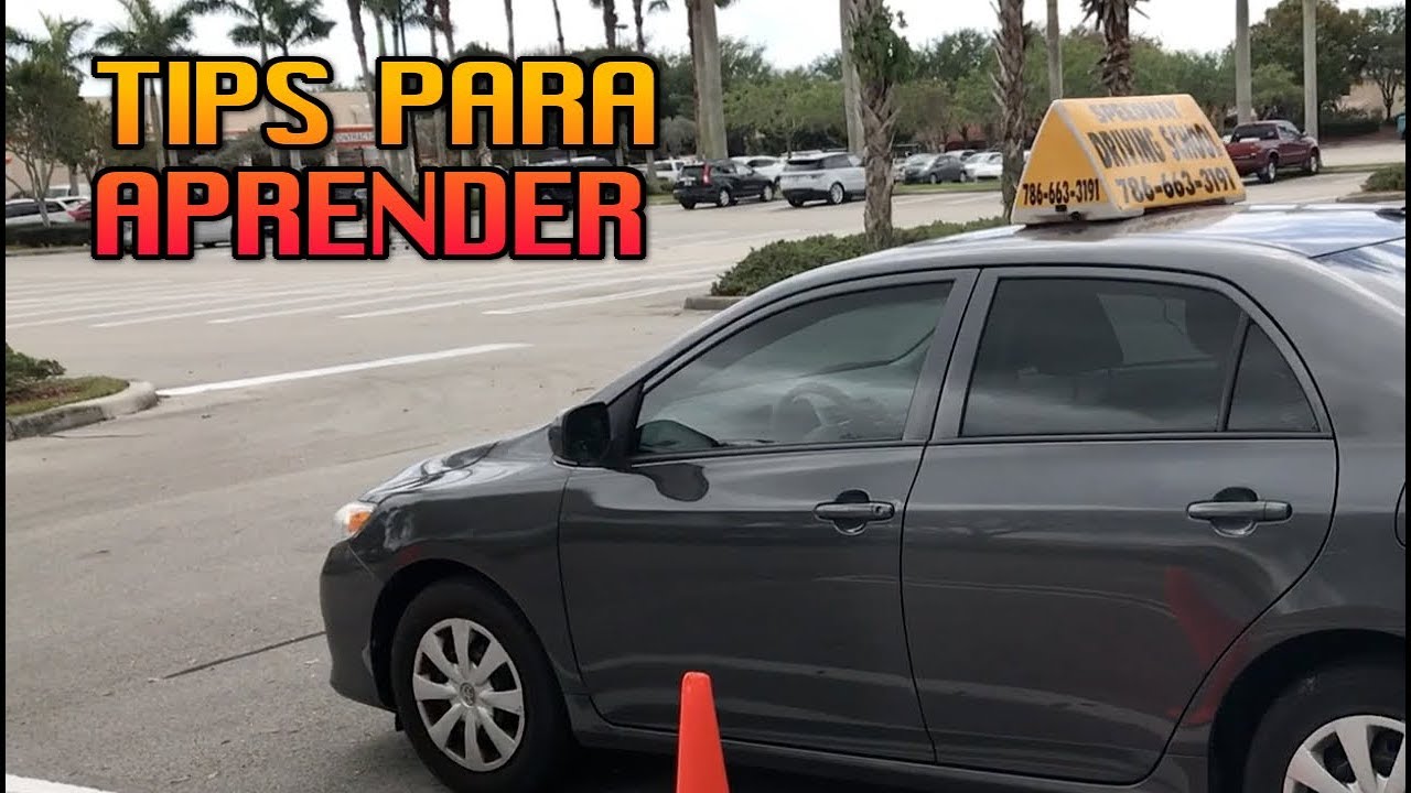 TIPS PARA APRENDER A CONDUCIR / LICENCIA DE MANEJO/AUTO - YouTube