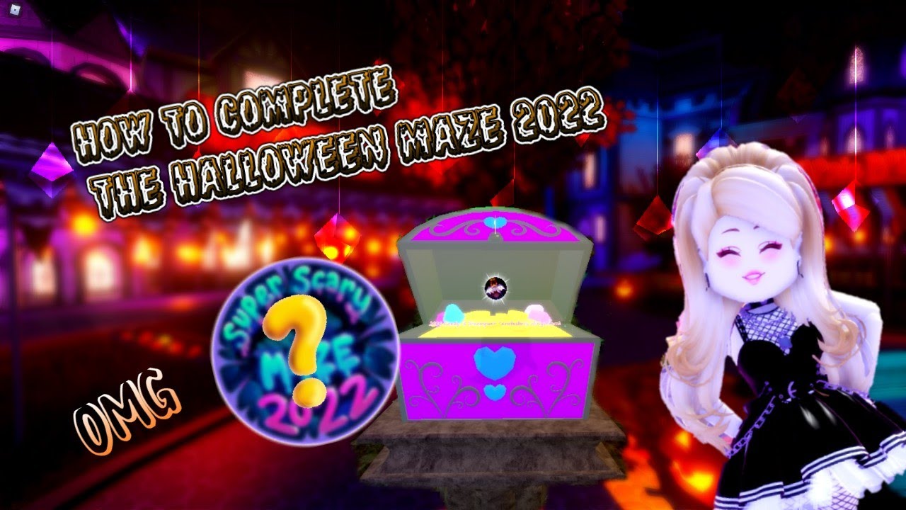 How to Complete Halloween Maze 2022 in Royal high - YouTube