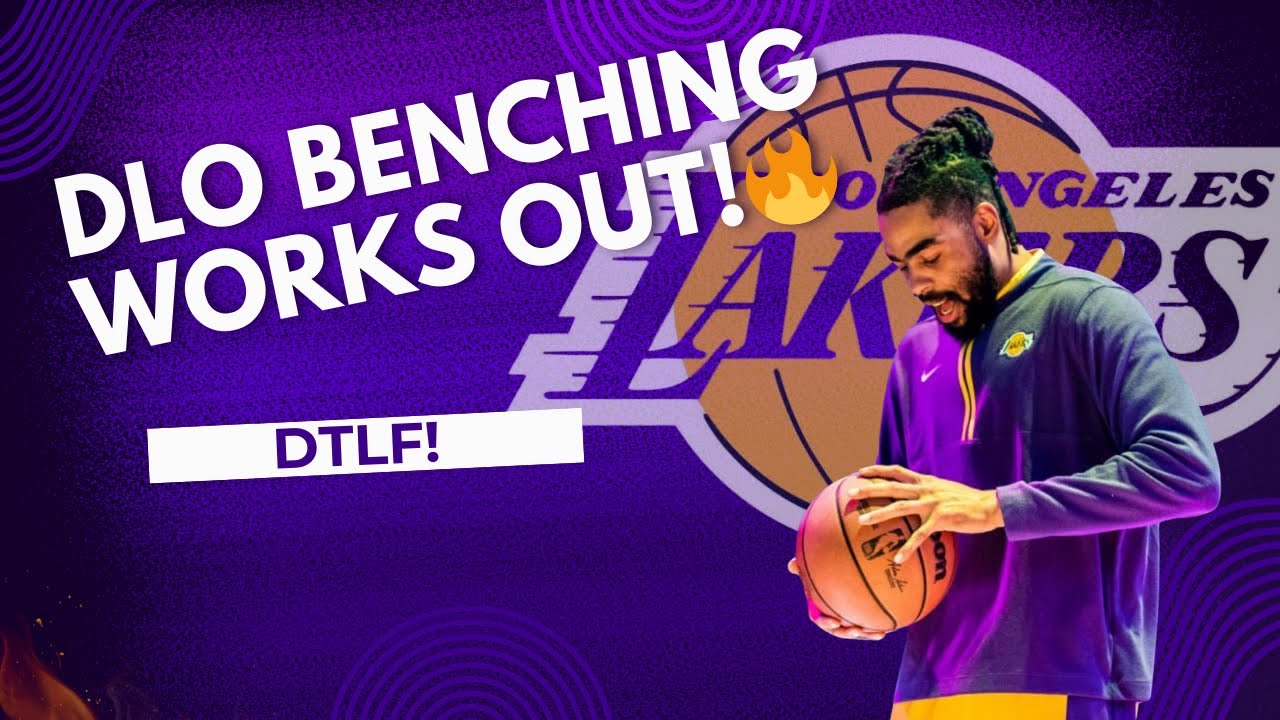 DLO TO THE BENCH AS THE LAKERS CRUISE TO VICTORY VS 76ERS! - YouTube
