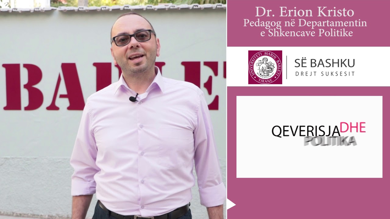 Njihuni Dr. Erion Kristo | Universiteti Marin Barleti - YouTube