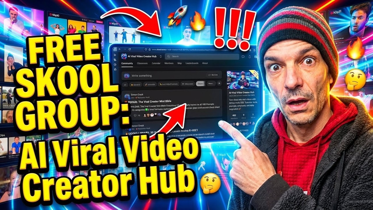 FREE AI Viral Video Creator Hub: Inside My Skool Group - YouTube