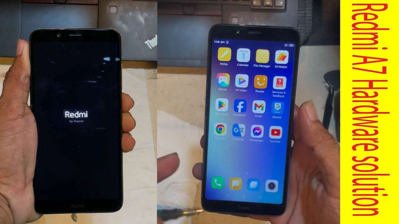 Redmi 7A on & off solution || 100% Work on & off problem || aMD ...