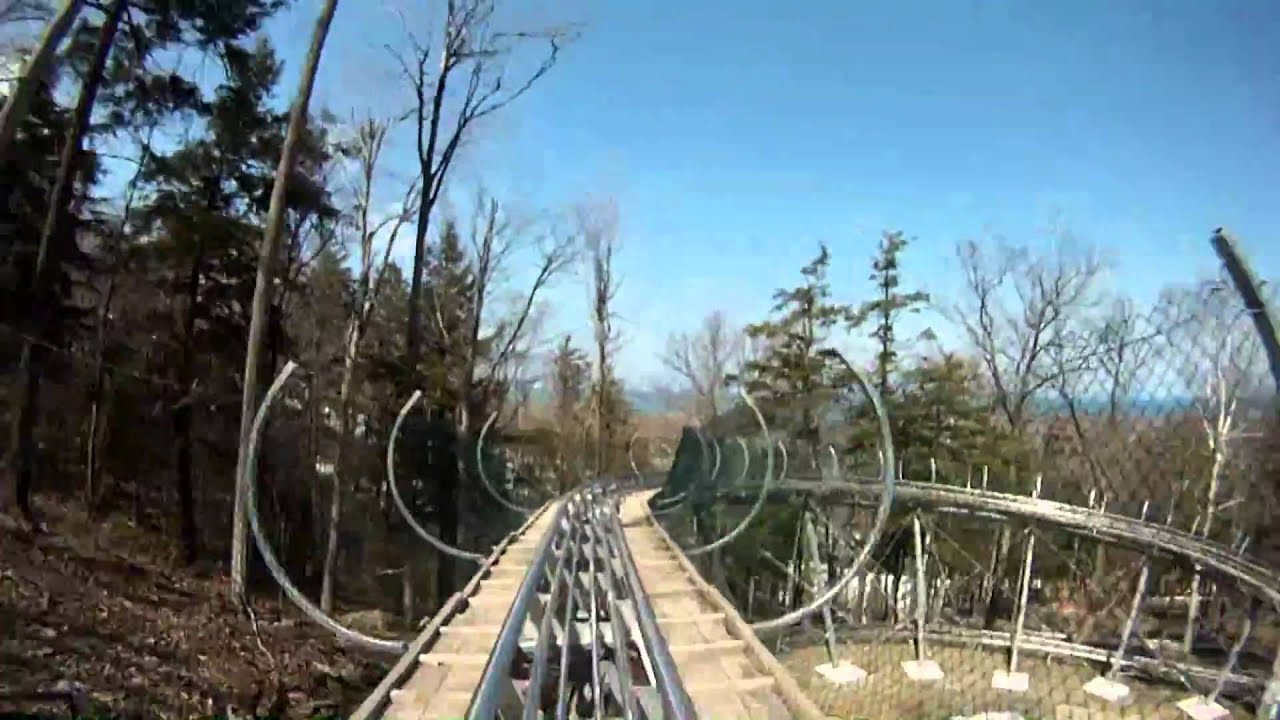 The Ridge Runner Mountain Coaster - YouTube