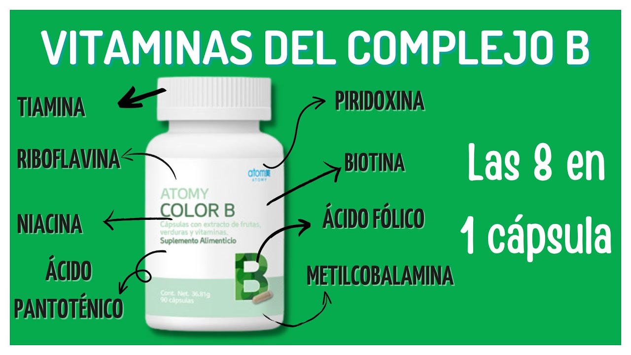 Vitaminas del Complejo B | Color B | Vitamin B Complex | Atomy - YouTube