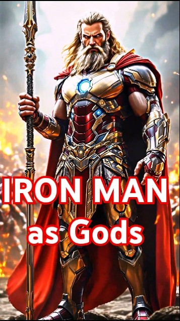 Marvel's IRON MAN GODS Superheroes | Ai generated Video #IronMan, # ...