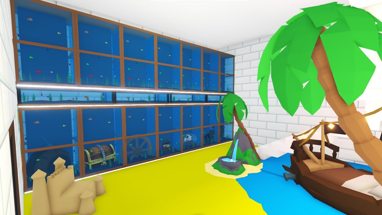 Enfin un aquarium de qualité! Container home Adopt me - YouTube