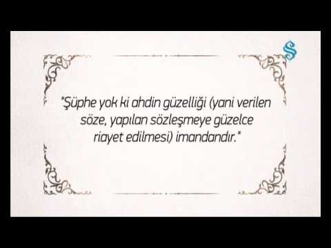 HADİS İ ŞERİF 30 07 2013