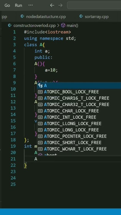 program constructor overloding in c++ - YouTube