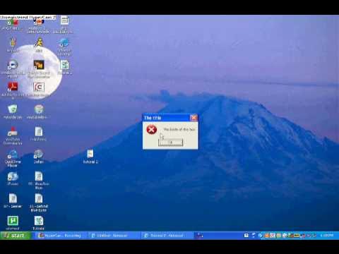 How to make fake Error Messages - YouTube