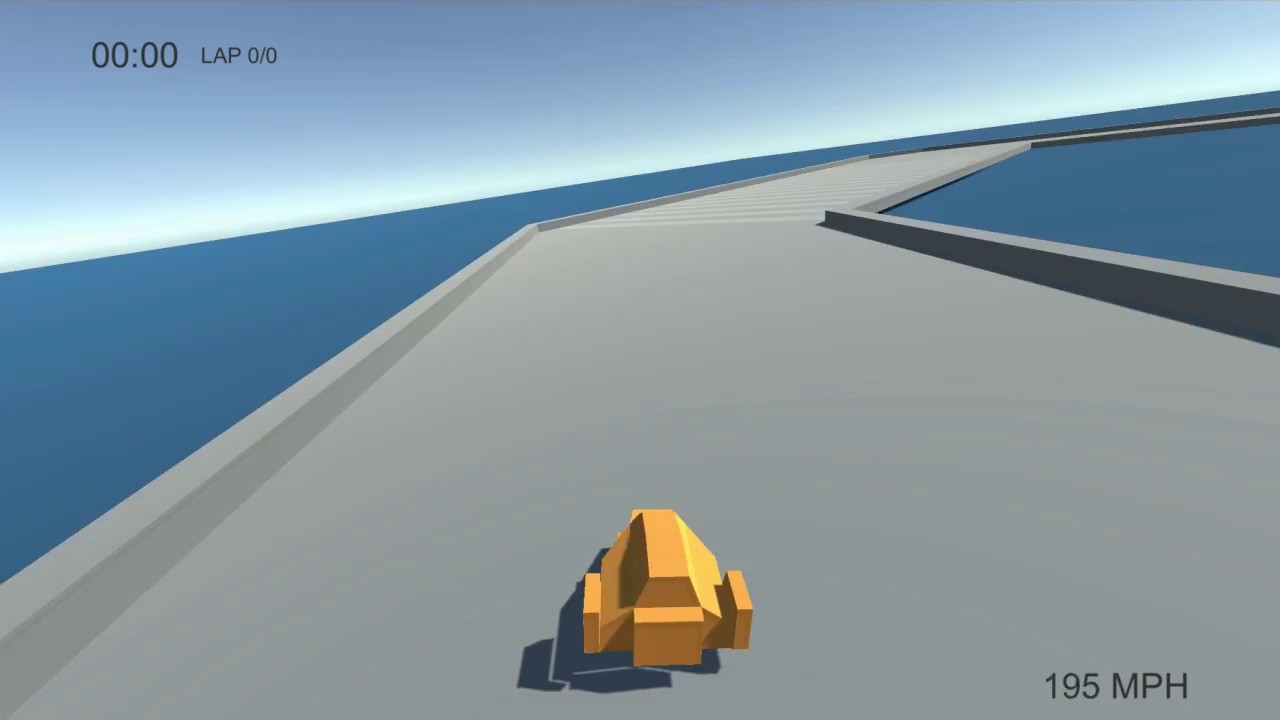 Racing prototype in Unity - YouTube