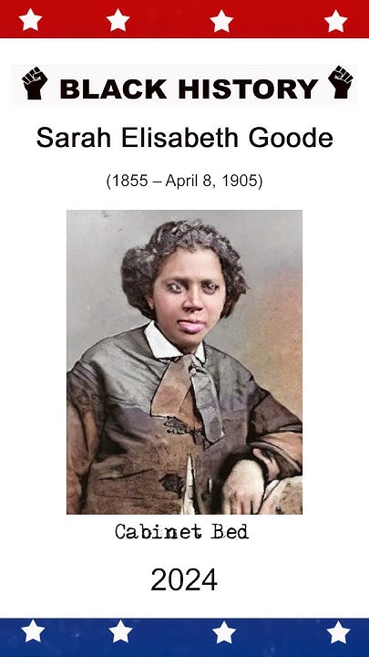 4 Black History Month 2024 Sarah E. Goode #shorts - YouTube